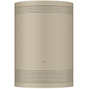 Samsung The Freestyle Projector, Up to 100" Screen, Smart TV, 360 Degree Sound (SP-LSP3BLAXZA) Bundle with The Freestyle Projector Skin (Coyote Beige), 2YR CPS Protection Pack and HDMI Cable