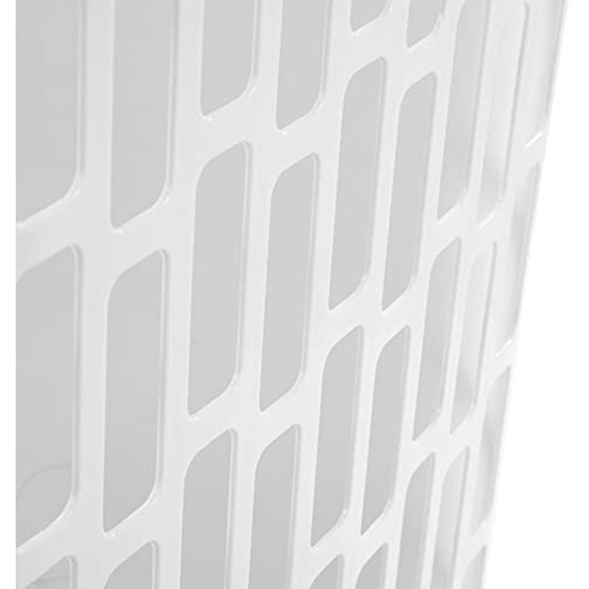 CR-FUSE 2 Pcs Of Mainstays Rectangular Open Laundry Hamper, White (2-Pack)