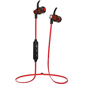 Symphonized Neckband Bluetooth Headphones - Wireless Sport Earbuds, Bluetooth Wireless Earbuds with Earhooks, Bluetooth Earbuds with Ear Hook, Running Earbuds, Neck Bluetooth Headphones Microphone