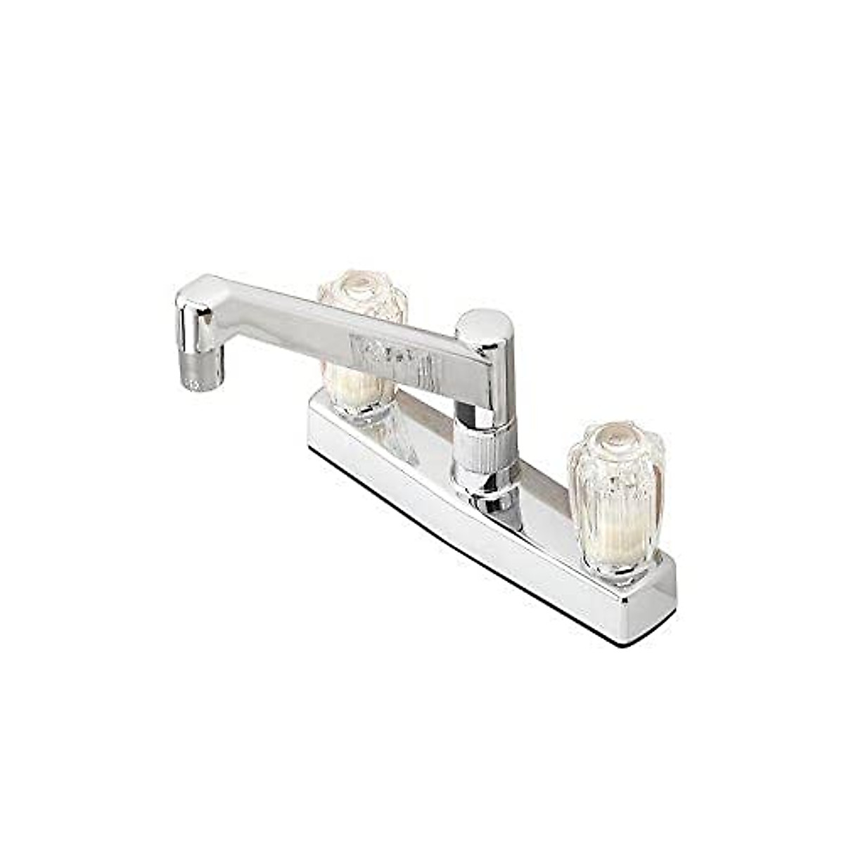 Delta Faucet PSF0100 Two Handle Kitchen Faucet, Plastic, Chrome