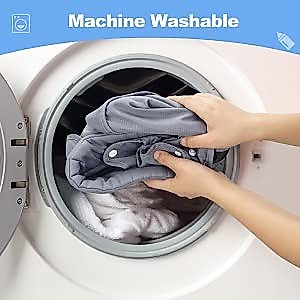 GINSER Hook On Chair, Clip On High Chair for Babies and Toddlers, Washable Fast Table Chair for Home and Travel, Gray