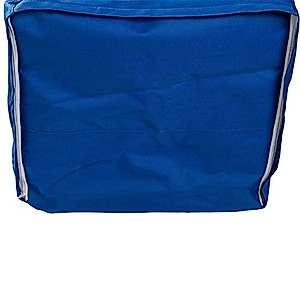 Soft Bean Bag Chairs for Kids and Adults, Lazy Lounge Storage Bean Bag Chair Cover Unfilled Sofa Beanbags Stuffed Animal Storage Indoor Outdoor (Navy - B, 23.6x25.6inch)