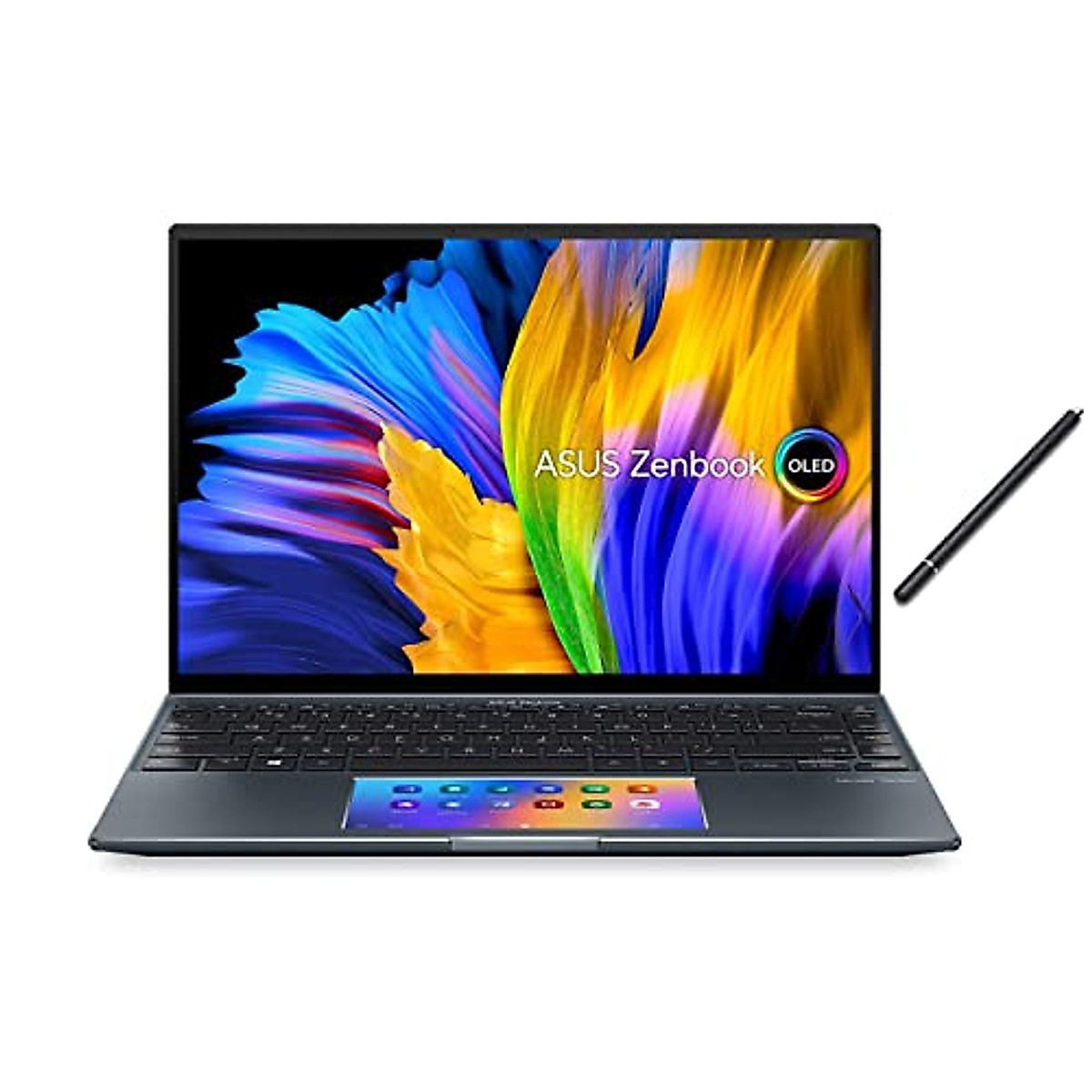 ASUS ZenBook 14”WQXGA+ 16:10 OLED Touchscreen Display Laptop | Intel Core i7-1165G7 | NVIDIA GeForce MX450 | Backlit Keyboard | Windows 11 Pro | Grey (Gray, 16GB RAM | 1TB SSD)