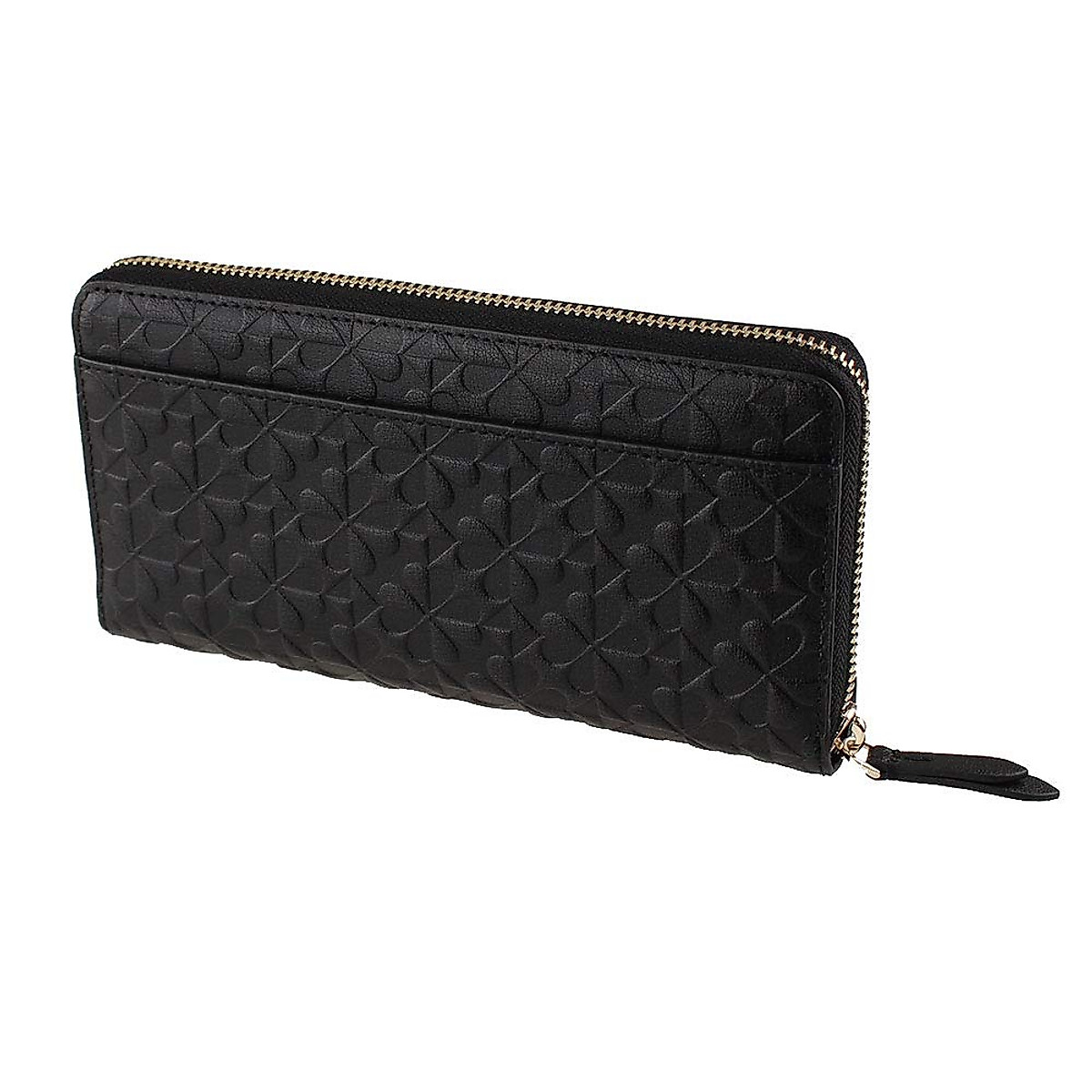 Kate Spade Hollie Spade Clover Geo Embossed Large Leather Continental Wallet