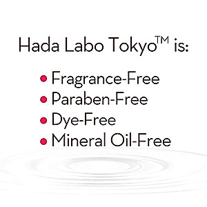 Hada Labo Tokyo Anti-Aging Hydrator 1.7 Fl. Oz - with Super Hyaluronic Acid, Collagen and Retinol Complex - lightweight anti aging serum helps increase firmness and elasticity, fragrance free