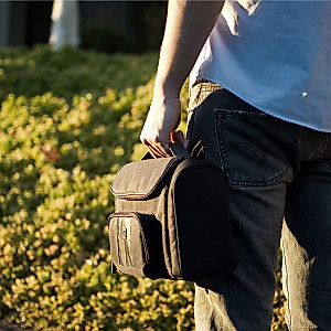 USA Gear MTG Bag Compact Card Case - Magic the Gathering Deck Carrying Case with Padded Customizable Interior, Fits MTG Deck Boxes, Booster Box, Yugioh Card Decks and more Accessories (Bag Only)