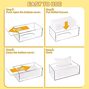 Acrylic Dryer Sheet Holder with Lint Bin, KMOTASUO Clear Dryer Fabric Sheet Holder Storage Box Dispenser, Minimalist Dryer Sheets Fabric Softener Container for Laundry Room Decor