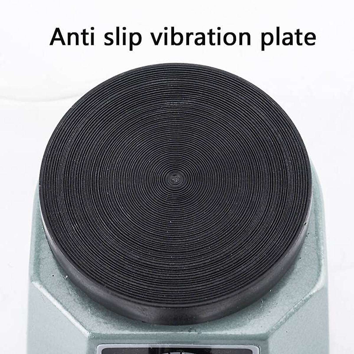 Lab Vibrator,Lab Equipment Vibrator,Round Shaker Oscillator,Plaster Vibrator, Vibrator Oscillator Shaker,Gypsum Mixing Machine,4" Vibrator Plate Dental Equipment Machine,110V 100W