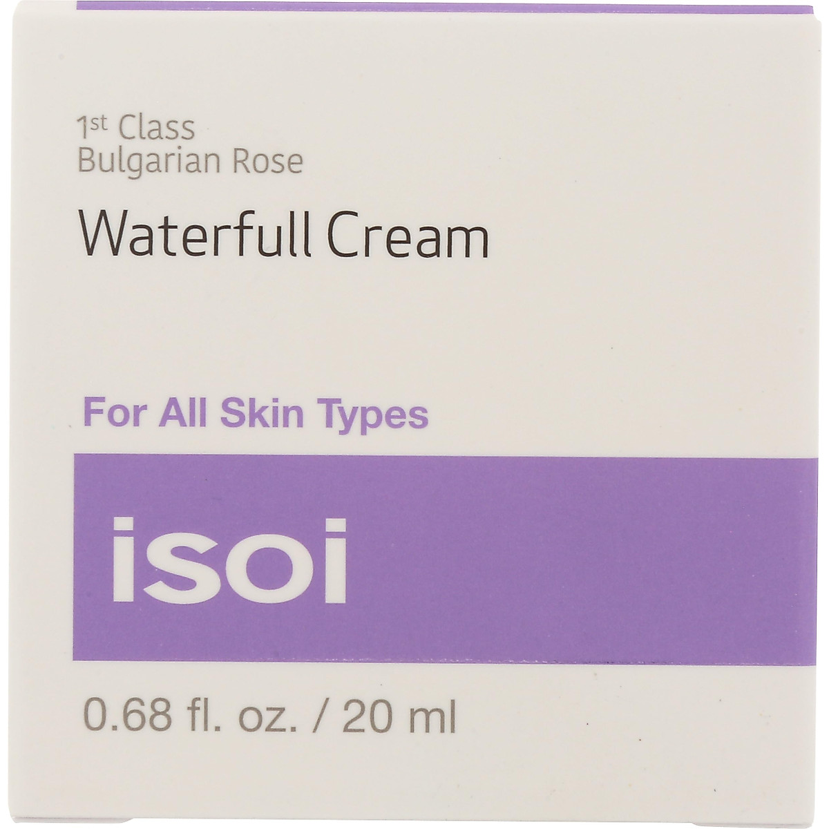 ISOI Bulgarian Rose Waterfull Cream, 0.68 FZ