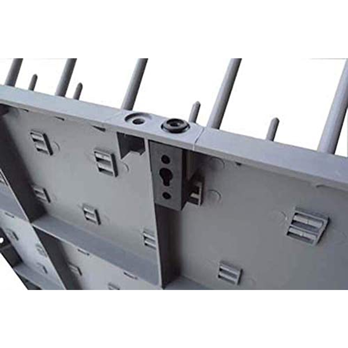 YTFLOT Lab Supply Drying Rack Pegboard Bench-top Wall-Mount Laboratory Glassware 52 Detachable Pegs Lab Drying Draining Rack Cleaning Equipment (Grey)