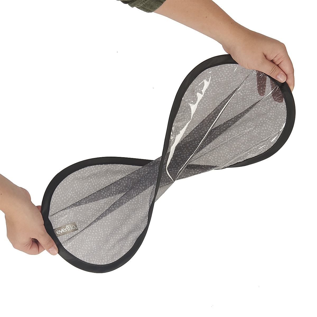 Evenflo Car Window Cling Shades, 2-Pack, Grey Chevron