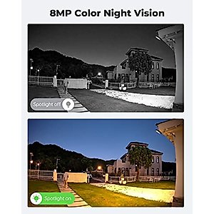 REOLINK 4K Wired WiFi Outdoor Camera, 8MP Dual Lens Security Camera, 360 PTZ Camera w/Auto Tracking, 2.4/5GHz Wi-Fi Smart Person/Vehicle Detection, 6X Hybrid Zoom, Color Night Vision, TrackMix WiFi