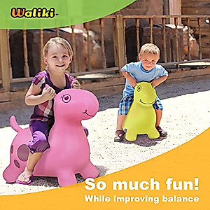 WALIKI Hopping Horse Hopper | Johnny The Bouncy Horse | Jumping Horse for Toddlers (Yellow)