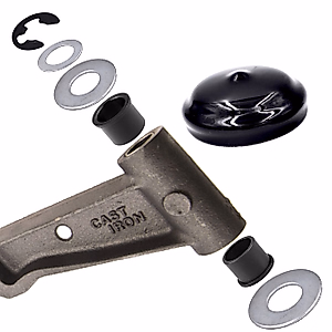 HD Switch 532406013 406013 Front Spindle Axle Bushing Rebuild Kit fits Husqvarna AYP Craftsman Poulan Pro Roper Weed Eater Steering Spindle Hardware 532121232 812000029 532121748 532173966 532006266