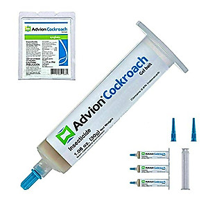 Syngenta 30 Gram Tube Advion Cockroach Roach Gel Bait w/Plunger (Advion 4pk)