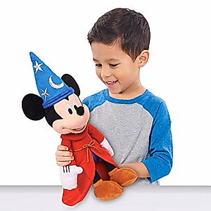 Mickey Mouse 90th Anniversary The Sorcerer's Apprentice 14" Musical Plush, Amazon Exclusive