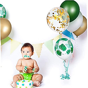 Abaodam 1 Set balloon suit happy birthday ballons green garland decor latex balloons birthday balloon platinum Balloon for Party emulsion Latex Balloon Kit banquet