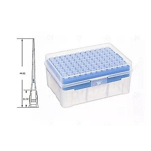 TYQILIN 10ul Universal Filter Pipette Tips Racked,RNase/DNase Free & Pyrogen Safe, Clear, 96 Tips/Rack Pk x 10 Racks (10ul)