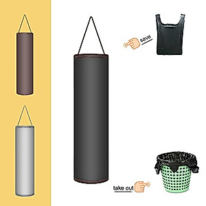 3 pcs Grocery Bag Organizers, Wall Mounted Garbage Bag Holders Kitchen Rubbish Bags Round Storage Bags for Shopping Bags Grocery Bags (B)