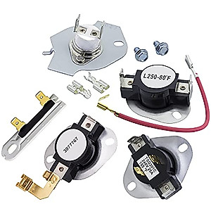 [UPGRADED] Ultra Durable 279816 & 3977767 & 3392519 & 3387134 Complete Dryer Kit by BlueStars - Compatible with Whirlpool Dryers - Replaces 3399693 WP3977767VP PS345113 AP6008325 WP3977393 3399848