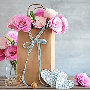 TOMNK 120pcs Brown Paper Bags with Handles Mixed Size Gift Bags Bulk, Kraft Paper Bags for Business, Shopping Bags, Retail Bags, Merchandise Bags