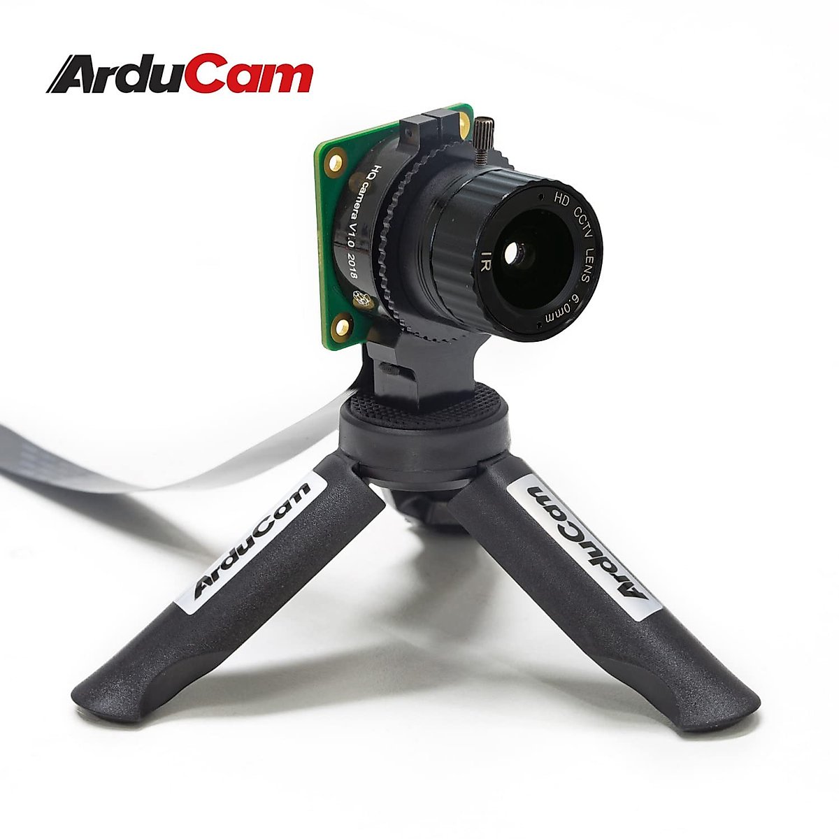 Arducam Lens for Raspberry Pi HQ Camera, Wide Angle CS-Mount Lens, 6mm Focal Length with Manual Focus