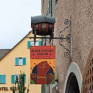 Black History Month Garden Flags For Outside Decorations Garden Decor Welcome Home Sign Yard Flag 12x18 Double Sided