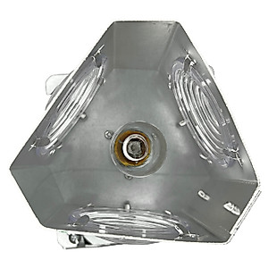 DutchCrafters Rotating Light Kit, Revolving Lighthouse Beacon Light, 36RPM, 120v Wired Lighting, Fits 3' - 12' Decorative Amish Lighthouse