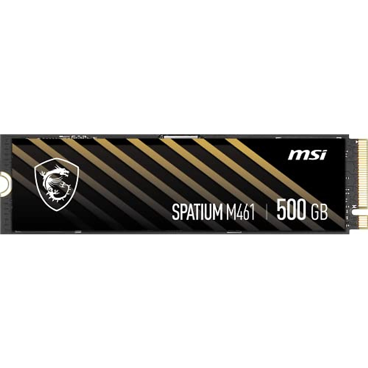 MSI SPATIUM M461 PCIe 4.0 NVMe M.2 500GB Internal SSD PCIe Gen4 NVMe (SPATIUM M461 PCIe 4.0 NVMe M.2 500GB)