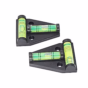 X-Haibei 2 Pack RV T Type Bubble Level for Trailer Camper Motorhome Furniture