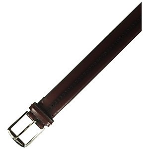 Stacy Adams Men's Dress Leather Belt, Burgundy, 40