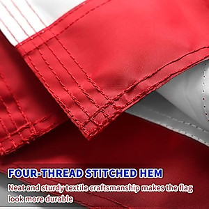 American Flag,3x5 American Flag Outdoor Heavy Duty Made In Usa,American Flags For Outside 3x5, Built For Outdoor Use,The Best Us Outdoor Flags(100% Made In Usa)