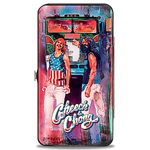Buckle-Down Women's Hinge Wallet-Cheech & Chong, 7" x 4"