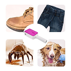 Fdit Travel Cloth Dryer, Portable Clothes Dryer Compact 2 Low Noise Modes Fast Drying for Home (Purple)