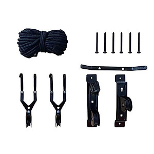 Wallmaster Bike Ceiling Mount Lift Hoist Hanger Storage Rack for Garage Indoor 1 Pack