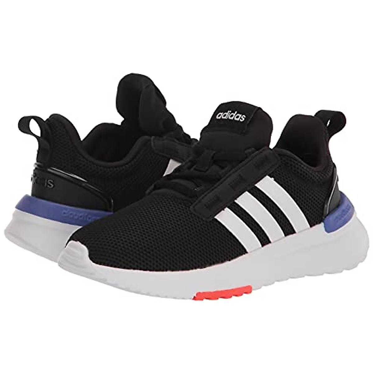 adidas Racer TR21 Running Shoe, Black/Cloud White/Sonic Ink, 3 US Unisex Little Kid