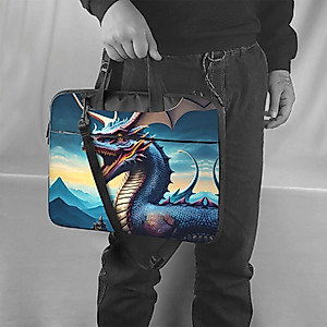HYTTER Laptop Bag - Portable, Stylish, And Durable - Ideal For Both Men And Women Roaring Dragon 14 Inch