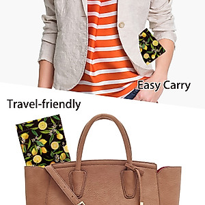 WOW DING 3 PACK Sunglasses Case, Eyeglasses Pouch for Women, Portable Leather Soft Glasses Cases with Cleaning Cloth