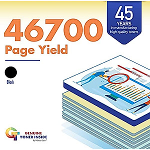 Professor Color Re-Coded OEM Toner Cartridge Replacement for Xerox VersaLink B600/B605/B610/B615 | 106R03944 - Extra High Capacity Black (46,700 Pages)