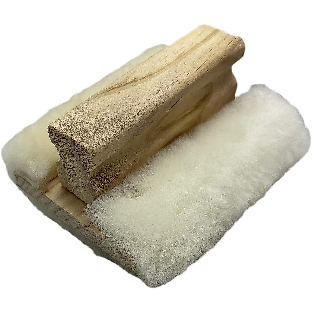 5" Genuine Lambskin Hand Stainer Block and Pad - Staining and Polyurethane - Hardwood Surfaces - Lambwool is The Professionals Choice. Great for Faux Painting (1)