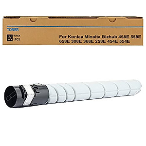 1-Pack Compatible Konica Minolta TN516 TN515 TN514 TN513 TN512 TN324 TN326 Black Toner Cartridge Works with Konica Minolta Bizhub 308E 458E 558E 658E 368E 454E 554E Printer Toner 29K Pages High-Yield