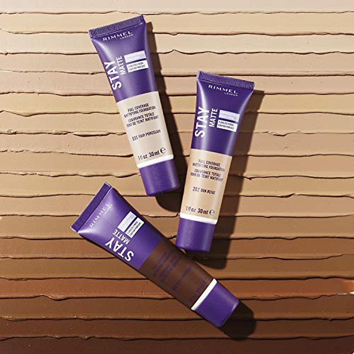 Rimmel London Stay Matte Liquid Mousse - 200 Soft Beige - Foundation, Lightweight, Shine Control, Oil-Free, 1oz