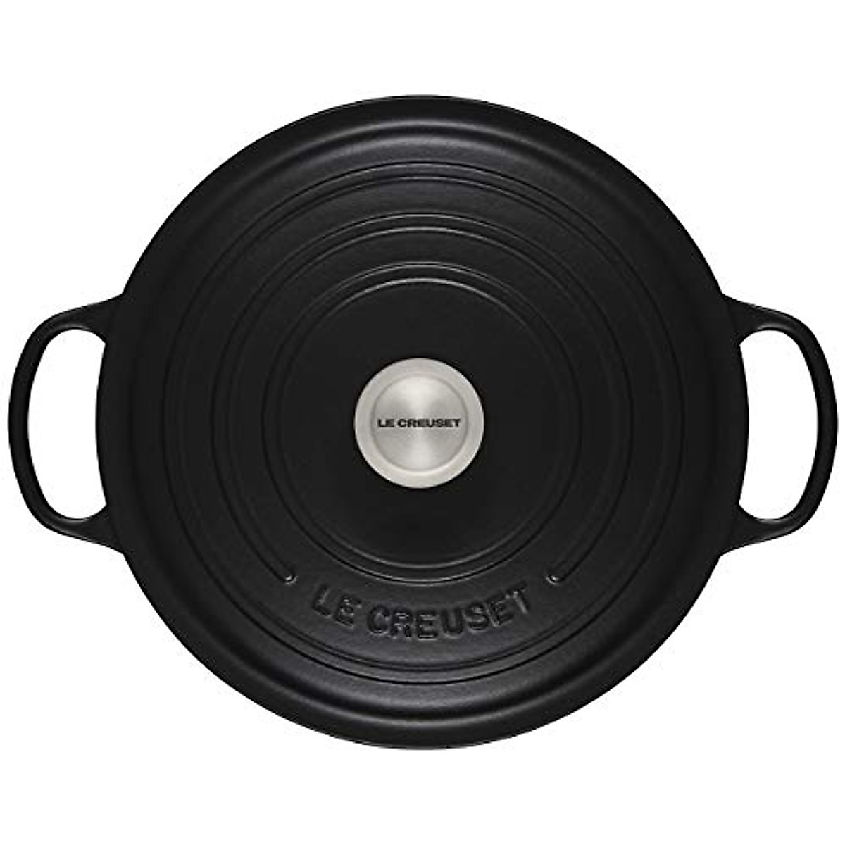 Le Creuset Enameled Cast Iron Signature Round Dutch Oven, 7.25 qt., Licorice