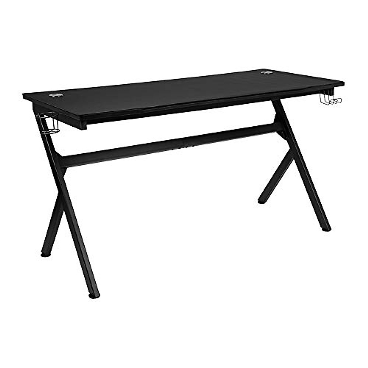 Flash Furniture 55" x 24" Extra Large Gaming Desk with Headphone Hook and Cup Holder - Free Mouse Pad