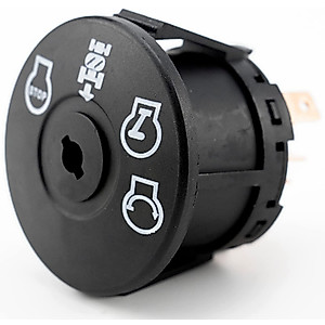 Sfiracle Lawn Mower Ignition Switch 4 Position with Key for Craftsman,532193350 193350 Lawn Mowers Key Switch,Craftsman Ignition Switch Compatible with AYP,Husqvarna,Sears,Poulan Pro