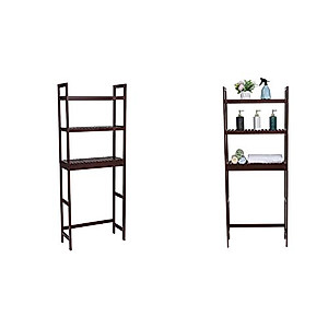 3202 – Dark Brown - Shelf 3 Tier Free Standing Bookshelf Plant Flower Rack Bathroom – QQ09