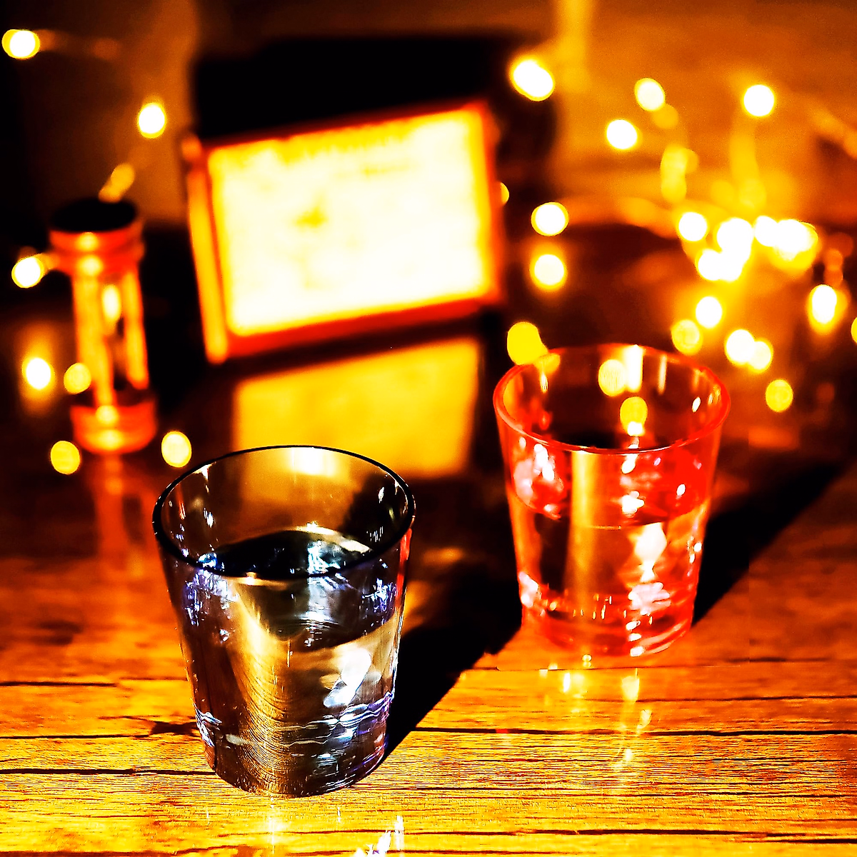 SCANDINOVIA - 8 Oz Unbreakable Cups - Vibrant Acrylic Tumblers, Shatterproof, Reusable & Dishwasher Safe, Smooth Rims, BPA-Free, Indoor & Outdoor Use, Plastic Cups for Kids & Adults - Set of 4-8 Oz