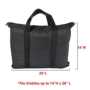 Mini Lustrous Griddle Carry Bag for Camp Chef SG30, SG14, FG20, MSG20, CGG16 Griddle Models, Waterproof Anti-UV Material, Medium