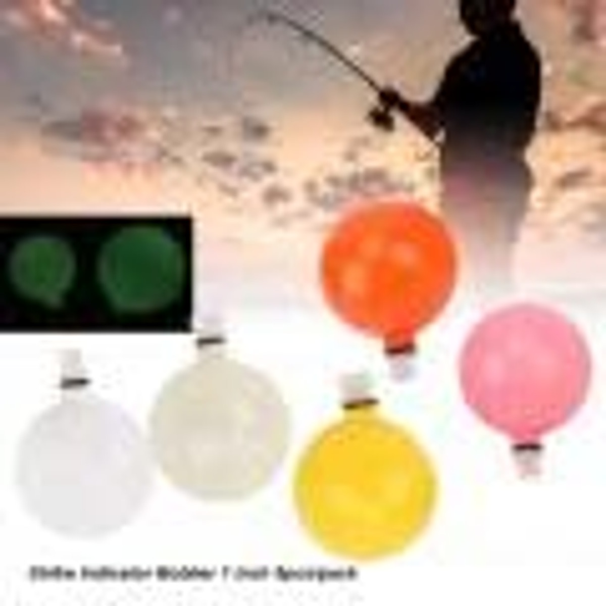 VBESTLIFE 5Pcs Plastic Stick On Foam Tear Drop Bobber Tube Strike Indicator Fly Fishing Parts Corks, Floats & Bobbers Terminal Tackle