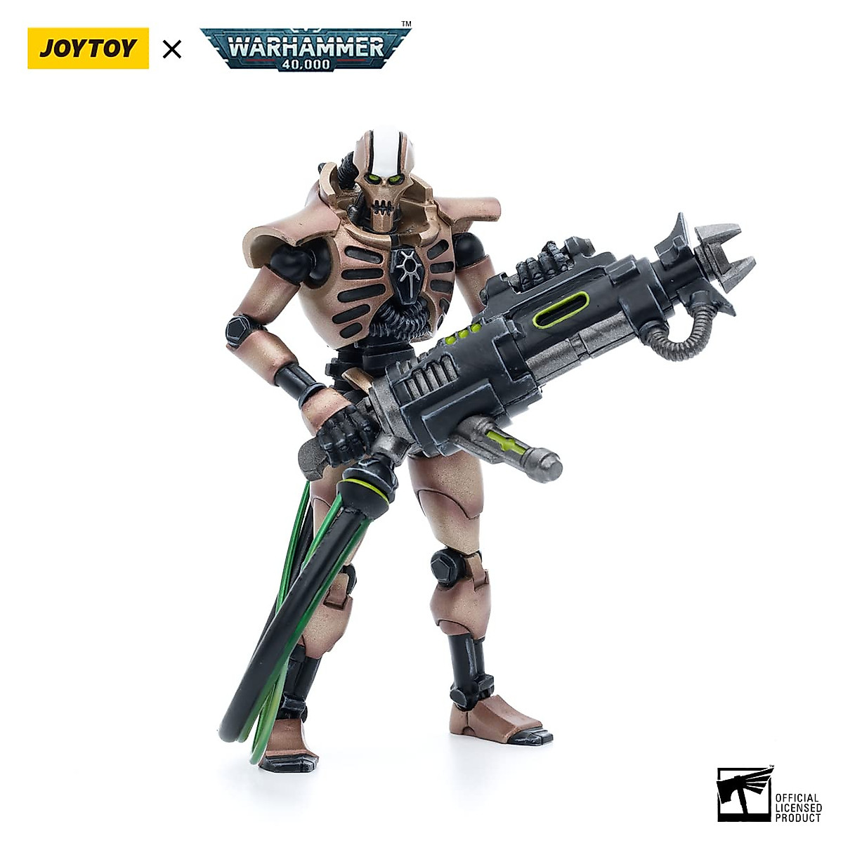 JoyToy Warhammer 1/18 40K Action Figures Extreme Warrior Joy Toy Models Necrons Szarekhan Dynasty - Tesla Carbine